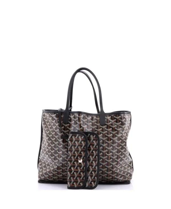 Goyard Pm Anjou Reversible Tote Coated Canvas