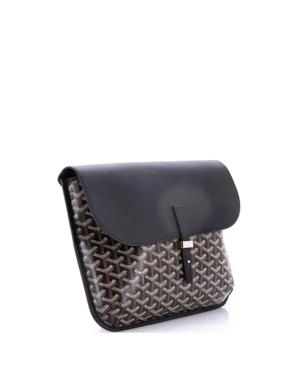 Goyard Coursier Messenger Bag Coated Canvas And Leather