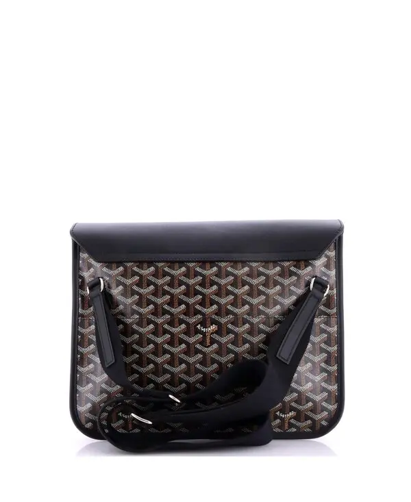 Goyard Coursier Messenger Bag Coated Canvas And Leather