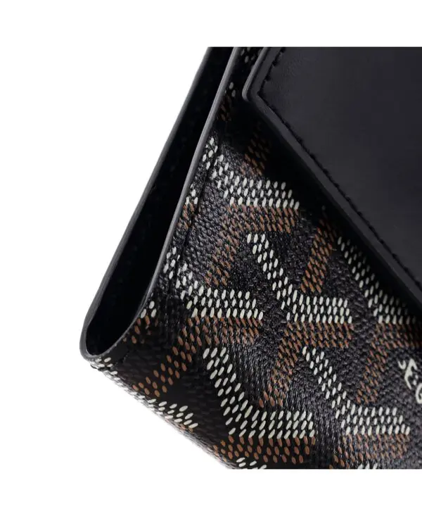 Goyard Compact Saint Gabriel Wallet Coated Canvas And Leather