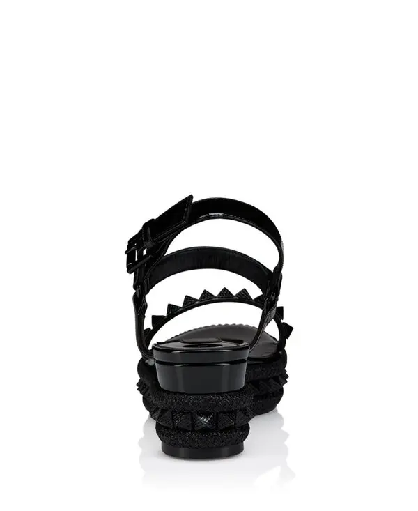 CHRISTIAN LOUBOUTIN Pyra Clou Sandals 60 Mm Espadrilles