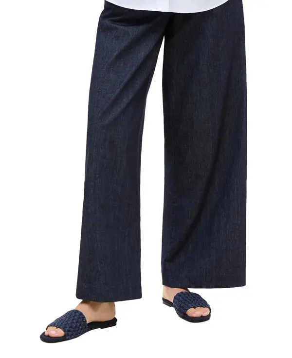 NAGHEDI St. Barths Double Weave Denim Slide