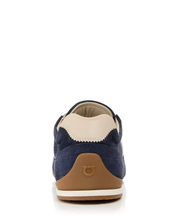 FERRAGAMO Sophie Gancini Suede Sneakers