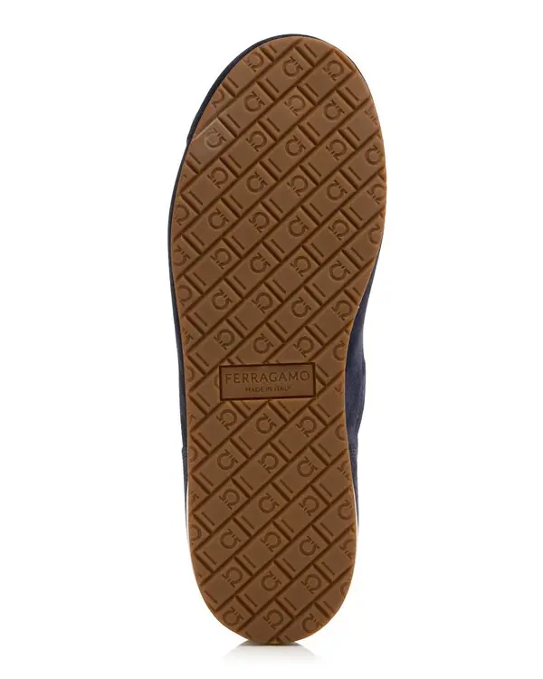FERRAGAMO Sophie Gancini Suede Sneakers