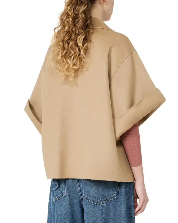 Max Mara Wkdneo Wool Short Double Breasted Coat