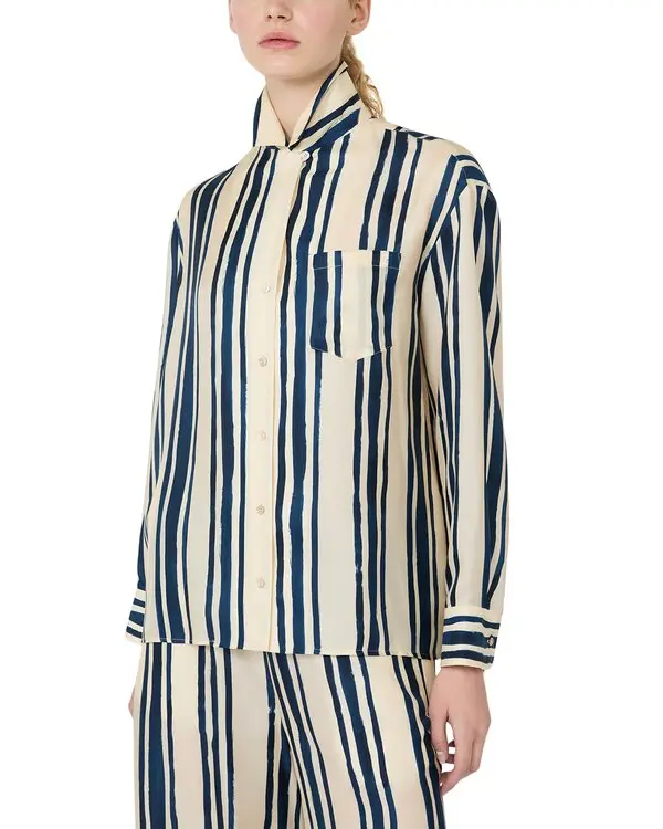 Max Mara Wkdcorona Silk Shirt