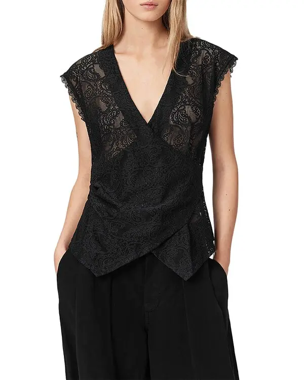 ALLSAINTS Vera Top - Black