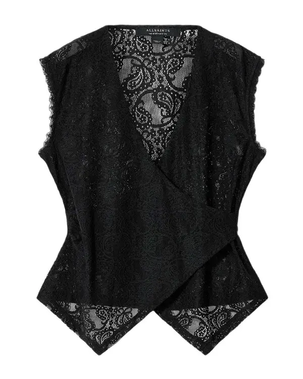 ALLSAINTS Vera Top - Black