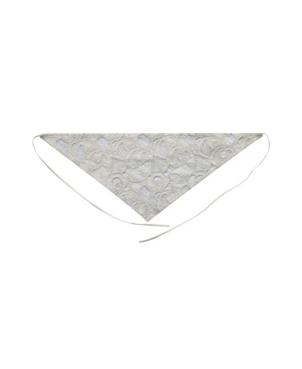 MISS CIRCLE NEW YORK Janie Cotton Lace Triangle Head Scarf