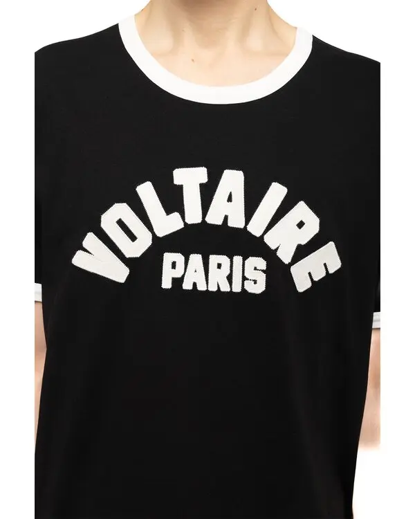 Zadig&Voltaire Woody Hc Voltaire Tee - Black