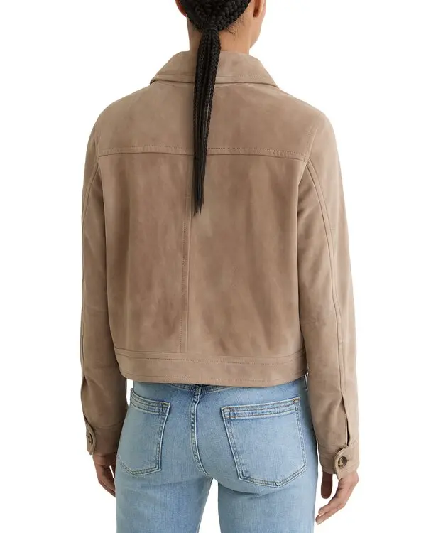 REISS Sonny Suede Jacket