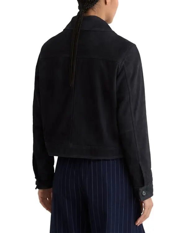 REISS Sonny Suede Jacket