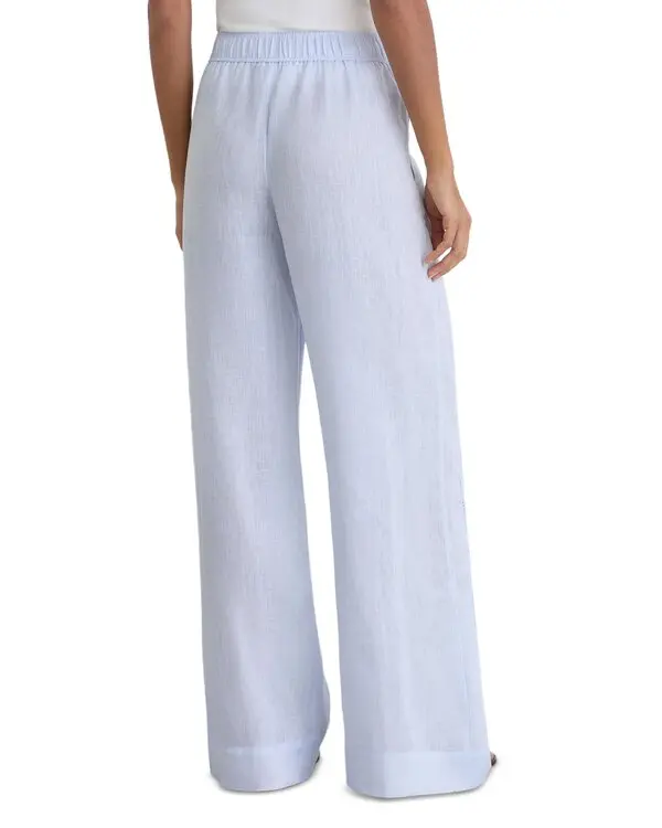 REISS Petite Riley Linen Pants