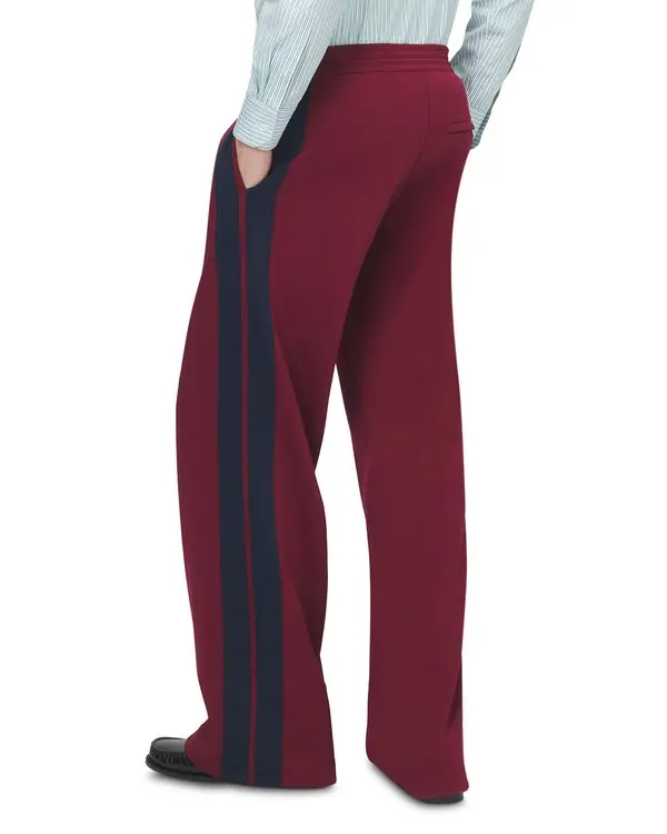 Alexander McQueen Technical Flare Drawstring Track Pants