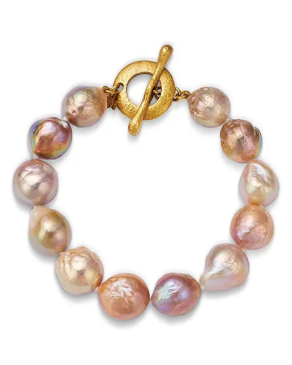 JORGE ADELER 18k Yellow Sea South Sea Freshwater Pearl Bracelet - Gold
