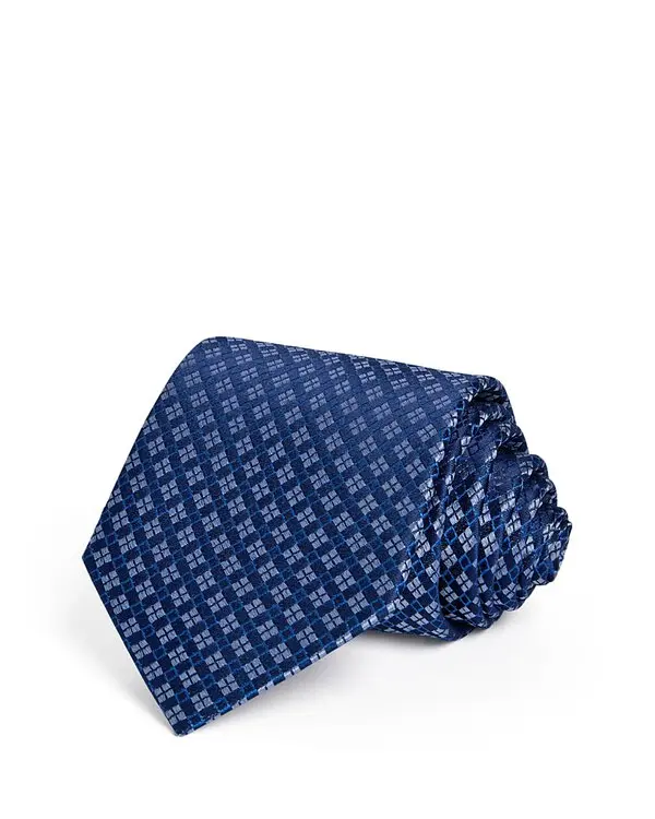 Bloomingdale'S Silk Classic Geometric Tie - Navy