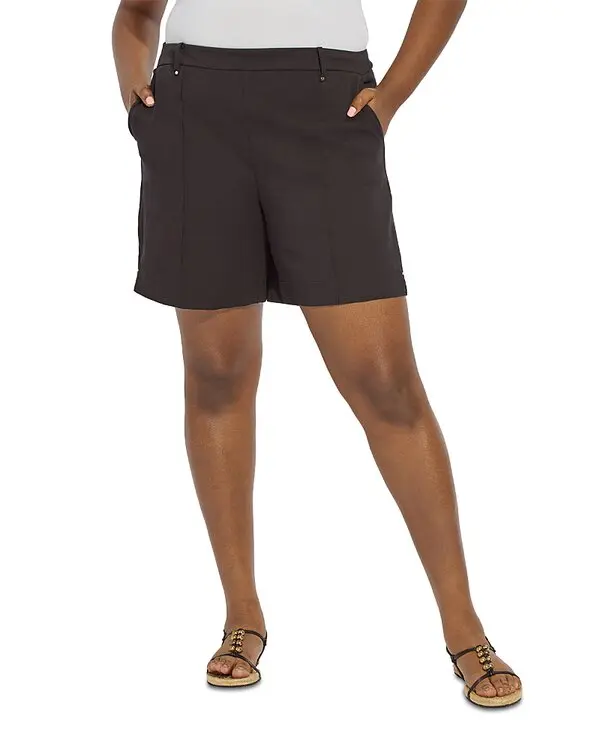 Lyssé Amanda Twill Stretch Shorts - Black
