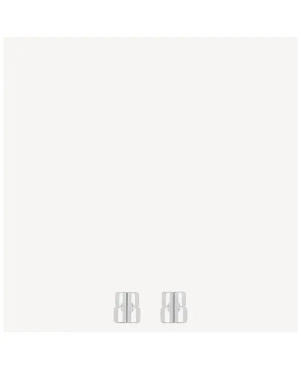Balenciaga Nano Xs Stud Earrings - Silver