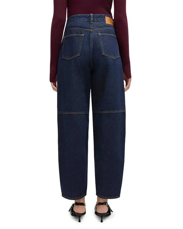 GANNI Essentials Mid Rise Barrel Jeans