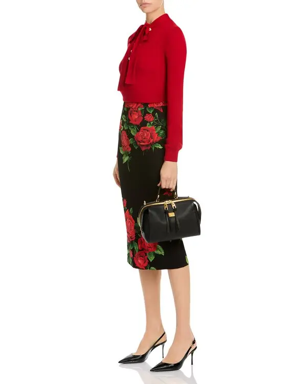 Dolce & Gabbana Leather Top Handle Bag