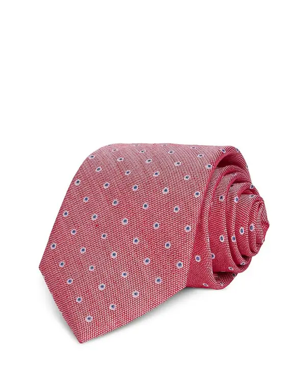 Bloomingdale'S Classic Dot Tie Exclusive - Red
