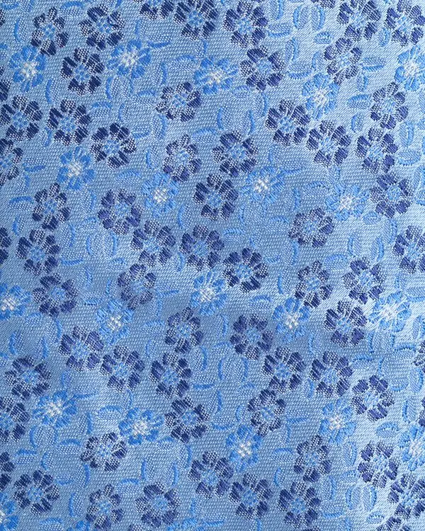 Bloomingdale'S Silk Classic Floral Neck Tie - Light Blue
