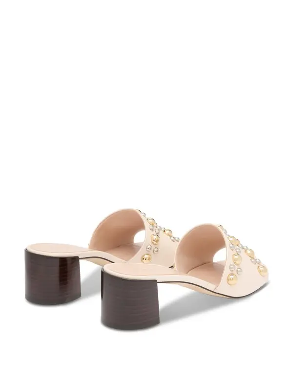 STUART WEITZMAN Perry 50 Slides - Linen