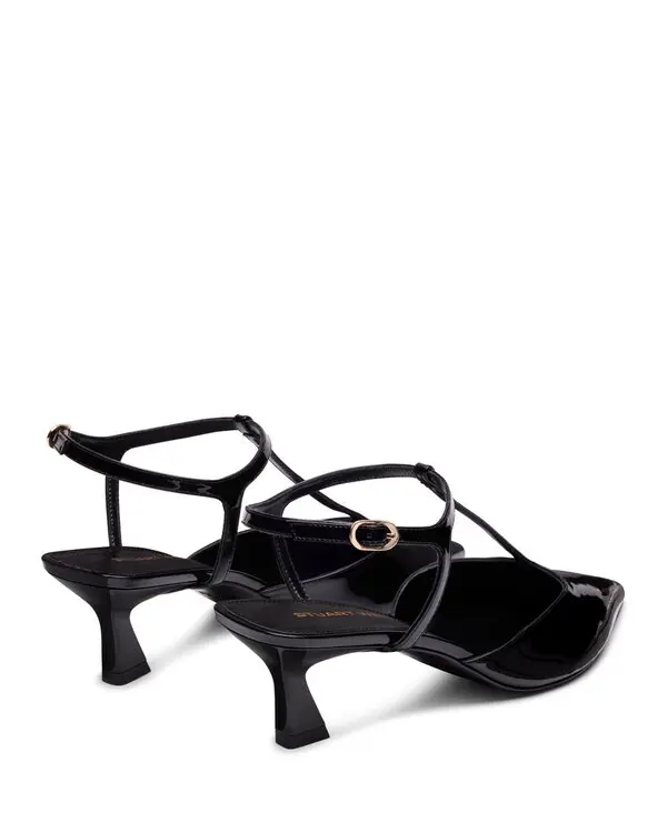STUART WEITZMAN Vinnie T Strap Pumps - Black