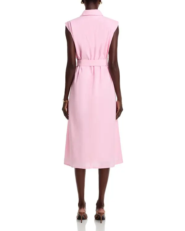 DOLCE CABO Sleeveless Belted Shirt Dress