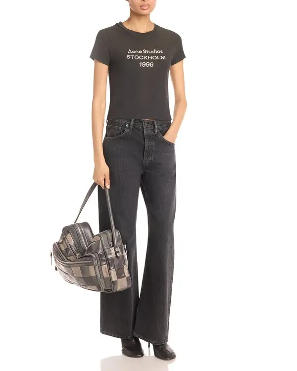Acne Studios 2021f Mid Rise Wide Leg Jeans