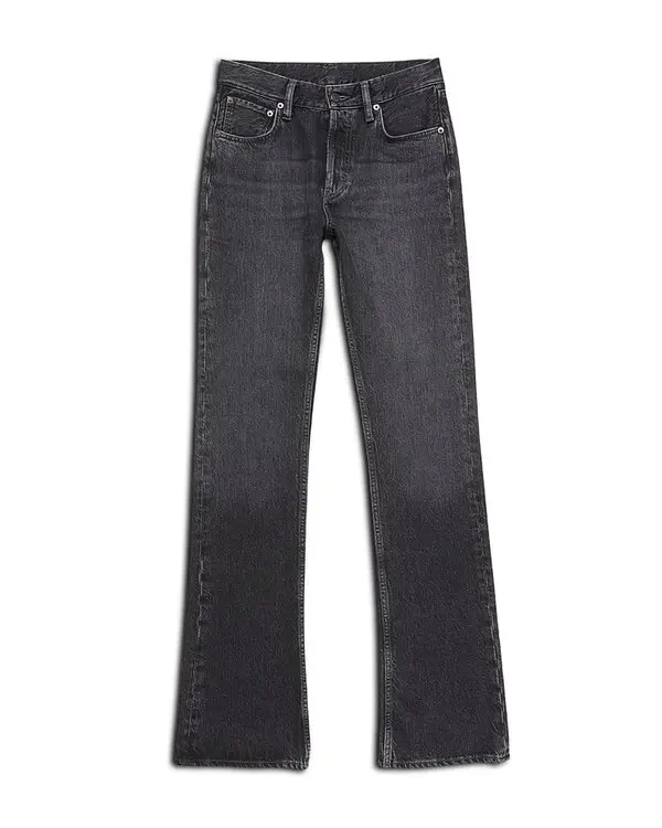 Acne Studios 2009f Mid Rise Straight Jeans - Black