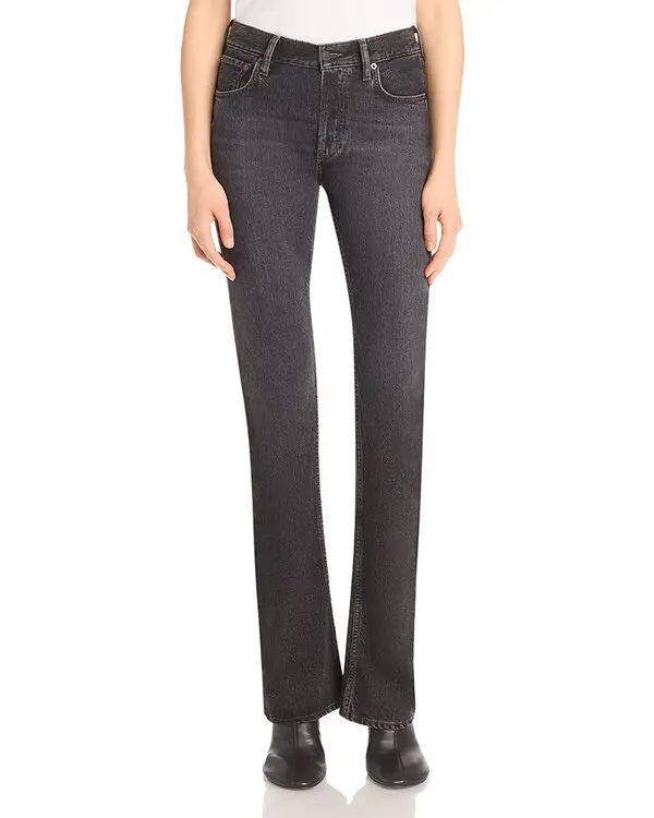 Acne Studios Mid Rise Straight Jeans - Black