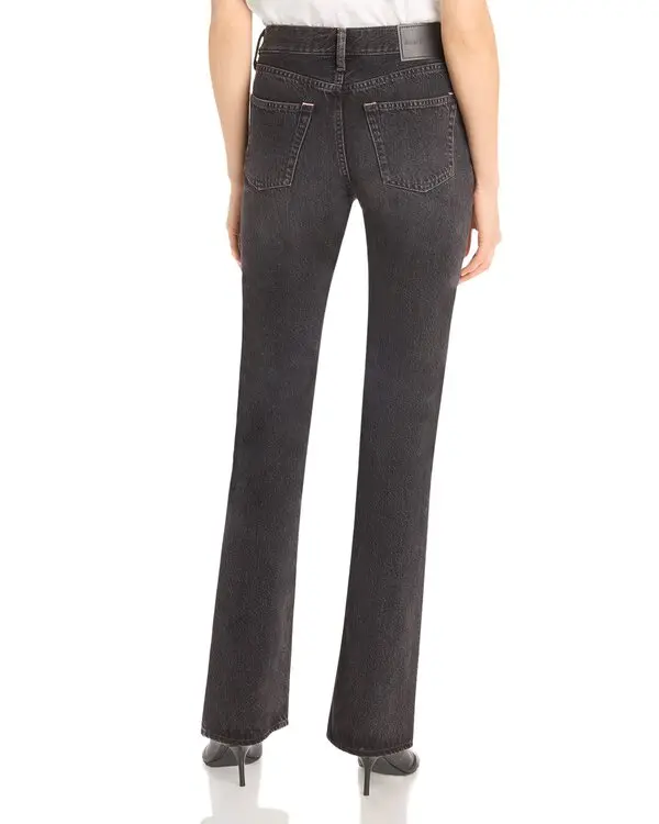 Acne Studios Mid Rise Straight Jeans - Black