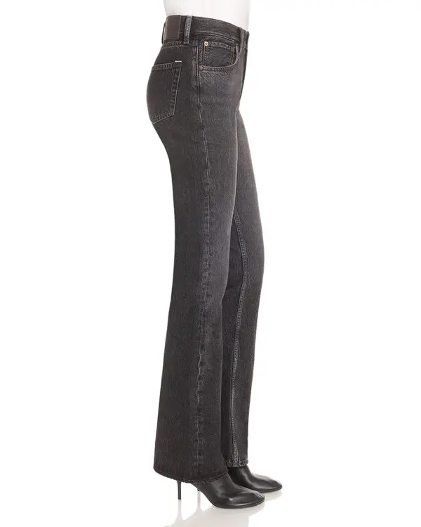 Acne Studios Mid Rise Straight Jeans - Black