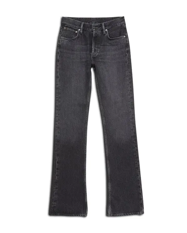Acne Studios Mid Rise Straight Jeans - Black