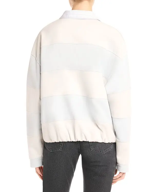 Acne Studios Striped Polo Sweatshirt