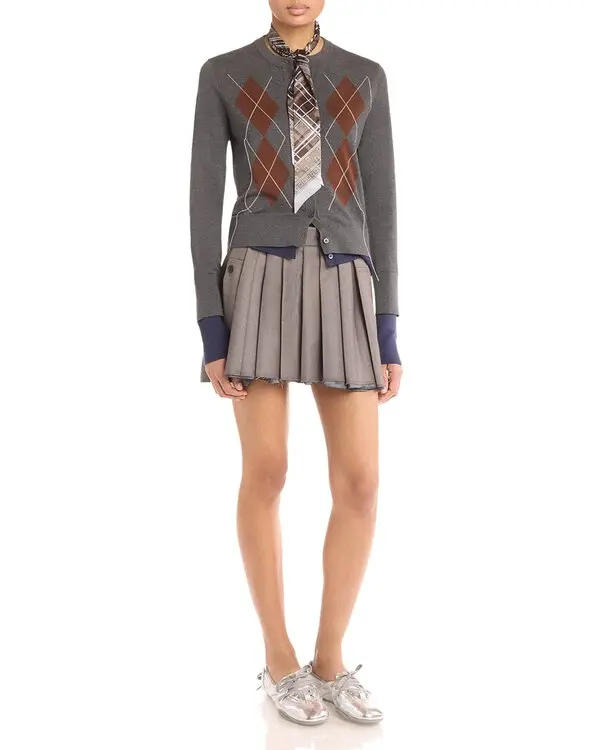 Acne Studios Pleated Mini Skirt