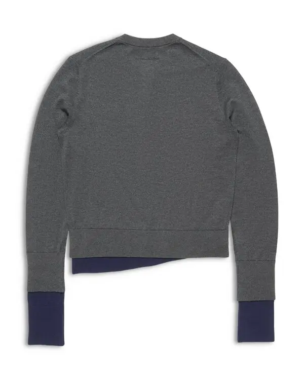 Acne Studios Layered Look Cardigan Sweater