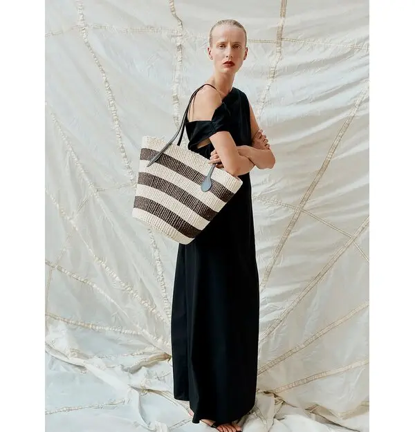 LIFFNER Sprout Large Basket Tote - Cream