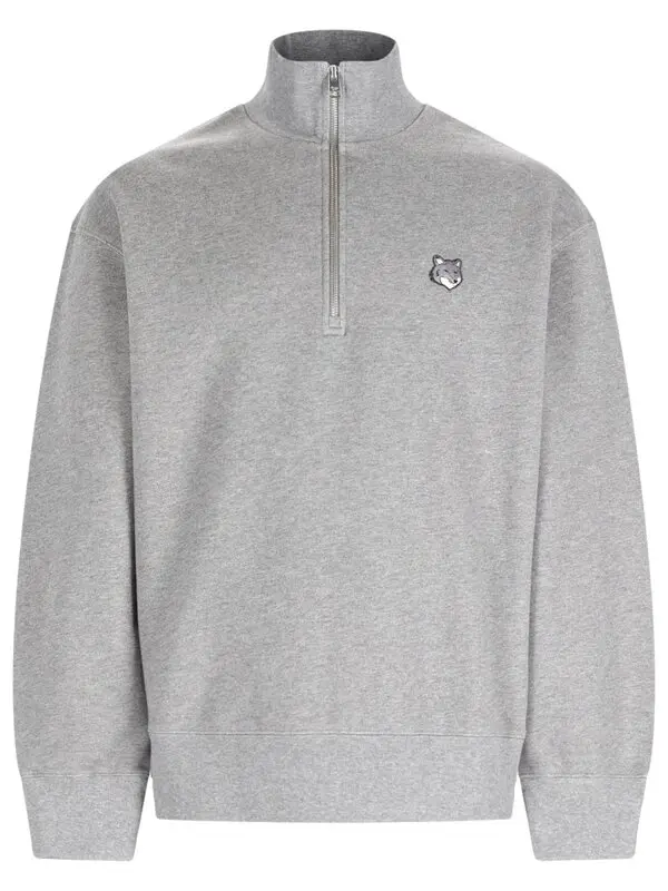 Maison Kitsuné Premium Cotton Sweatshirt - Grey