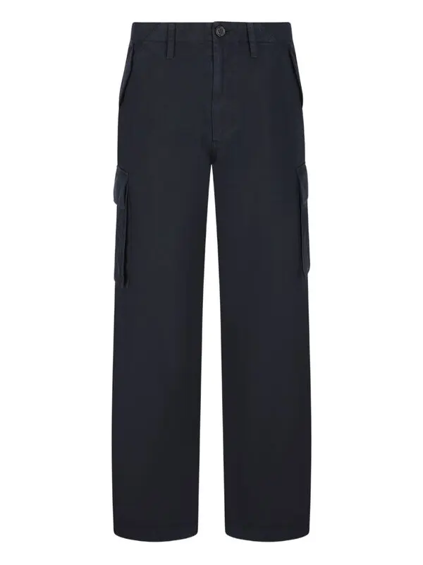 Burberry Relaxed Fit Cargo Trousers - Navy