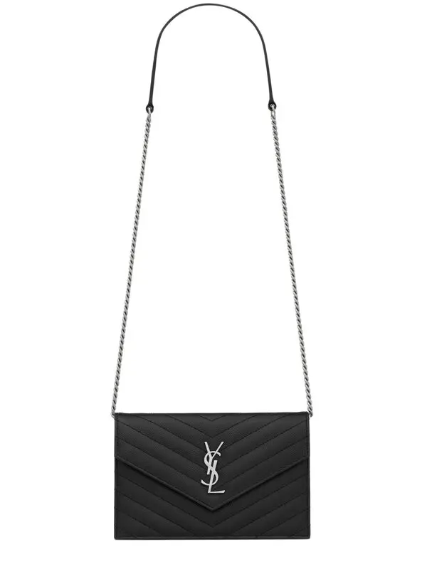 Saint Laurent Quilted Leather Mini Shoulder Bag - Nero