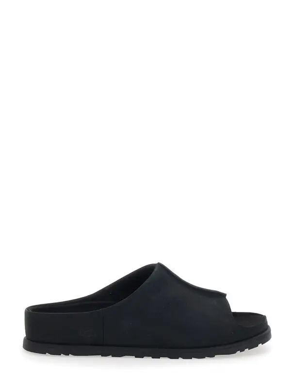 UGG Waterproof Nubuck Slip-on Slide Sandals