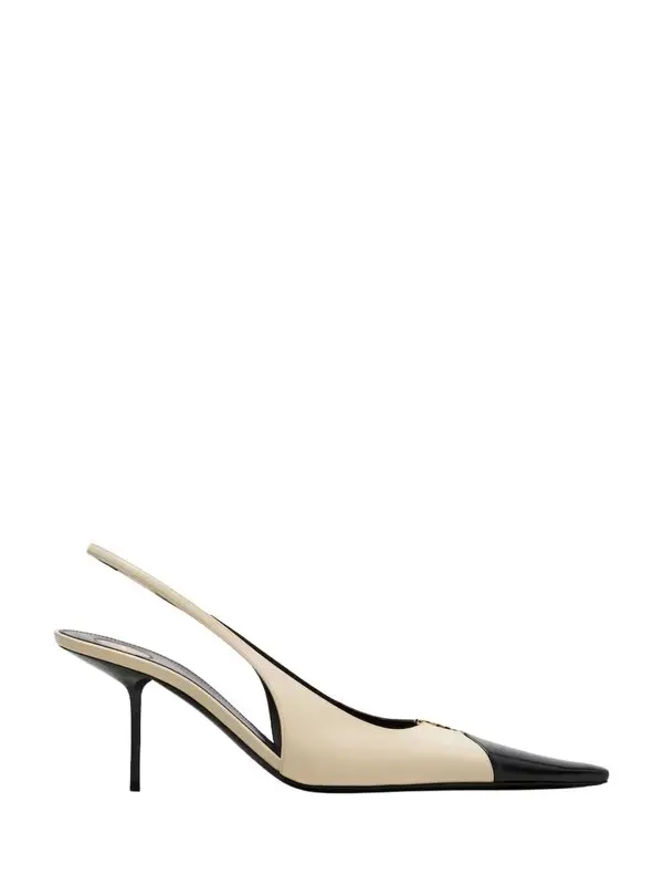 Saint Laurent Elegant Heeled Shoes Ss26 Collection - White