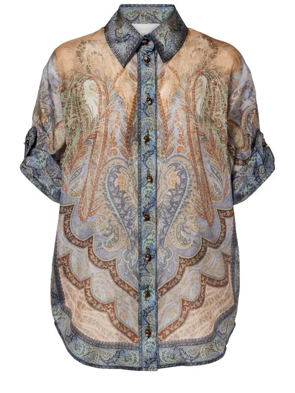 Zimmermann Wanderlust Short Sleeve Shirt