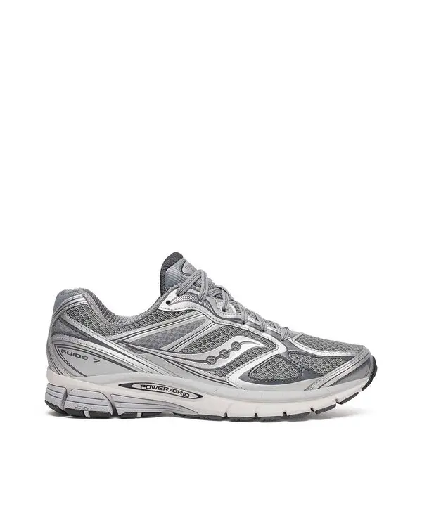 Saucony Guide 7" Athletic Sneakers - Grey/silver