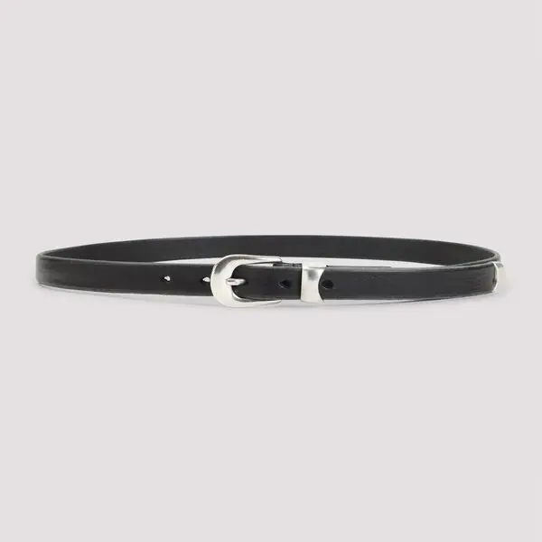 Our Legacy 2 Cm Leather Belt For - Black
