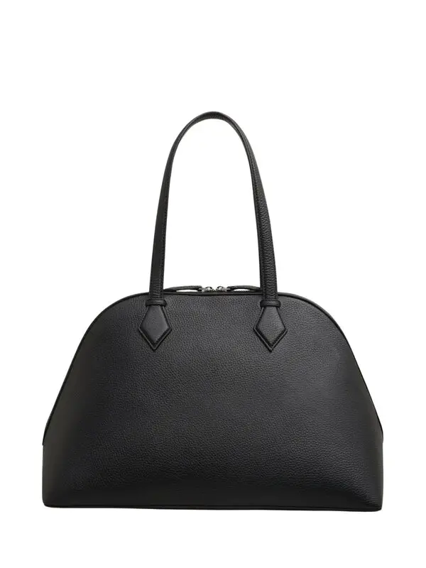 A.emery Stylish Harnick Handbag With Silver Hardware 42x31x20 Cm - Black