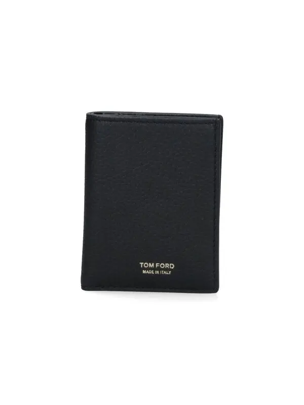 TOM FORD Luxury Calf Leather Wallet For - Black