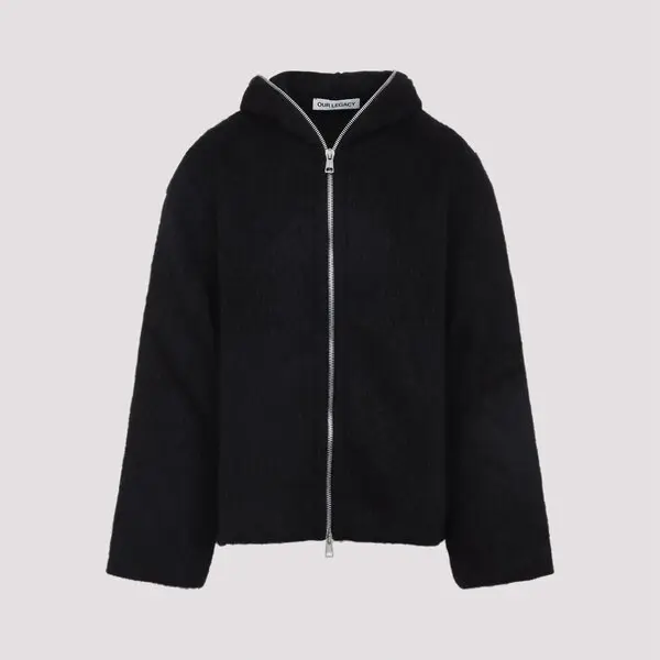 Our Legacy Full Zip Hoodie For - Black
